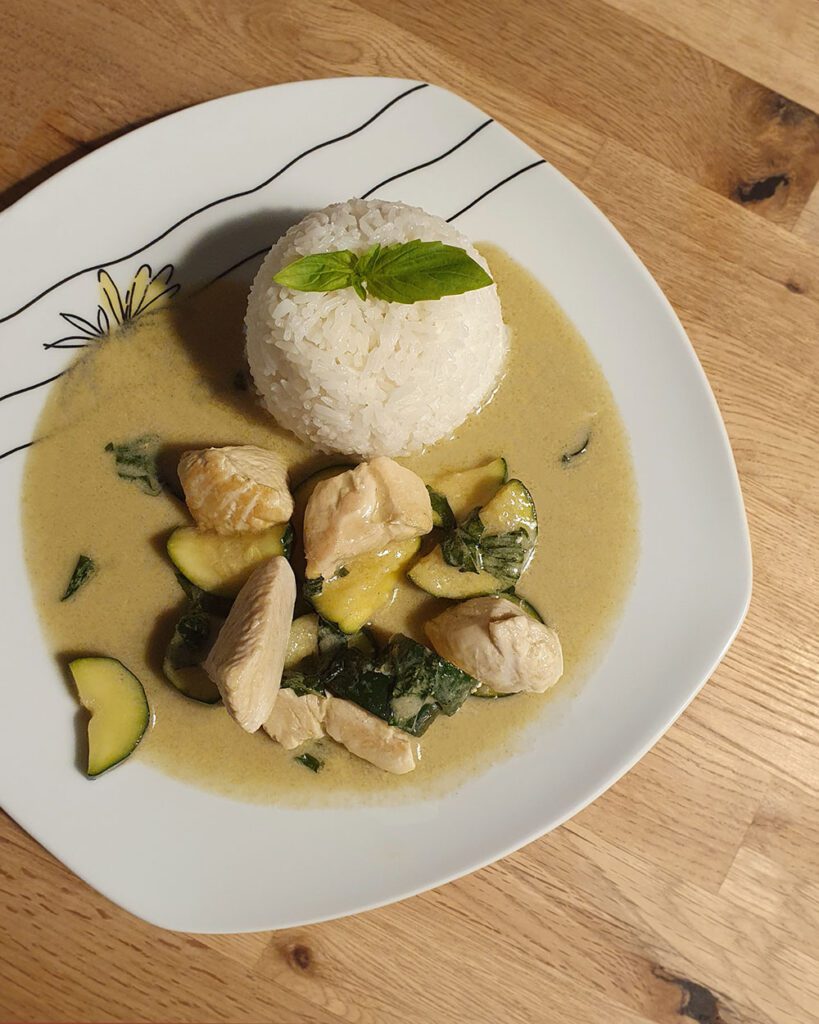 Authentisches grünes Thai Curry Rezept "Gaeng Khiao Wan"